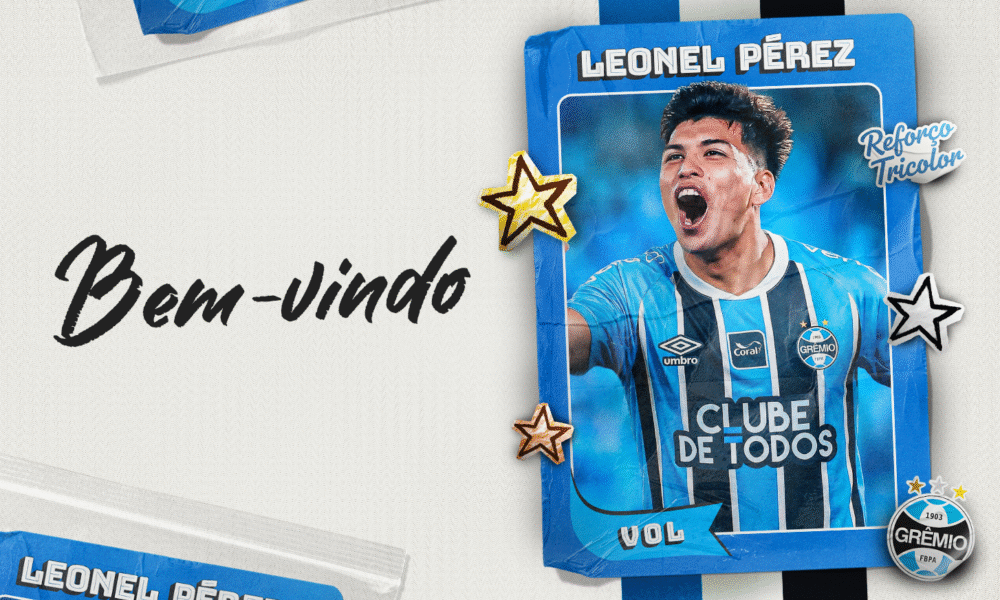Grêmio anuncia oficialmente a contratação de Leonel Pérez - Portal Meu ...